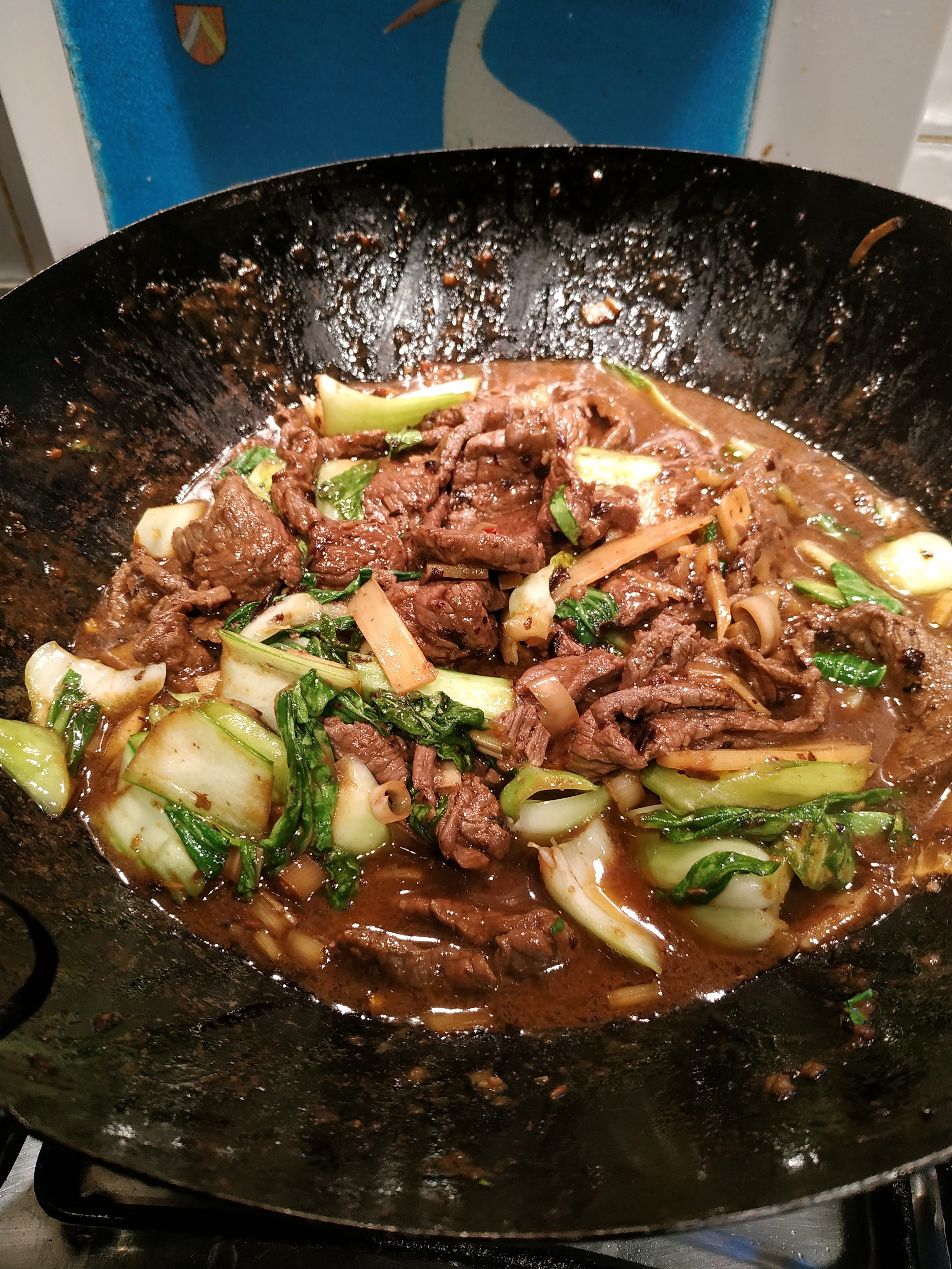 STIR-FRIED BEEF WITH BLACK BEAN & BOK CHOI : Ooh La Loire